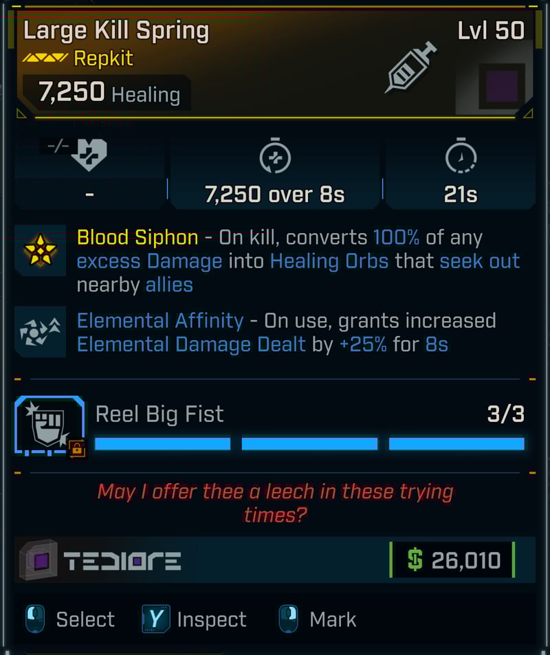 Borderlands 4 How to Unlock the Legendary Kill Spring Repkit